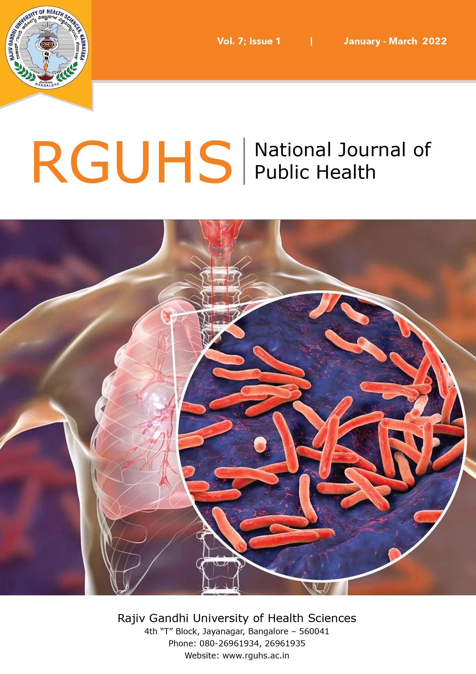 About The Journal | RGUHS National Journal of Public Health | Journal Grid